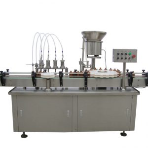 Automatic 10ml 15ml 30ml e-liquid eye drop dropper bottle filling capping machine - Npoat.com
